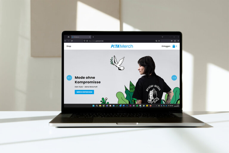 Neuer PETA-Shop: Veganes Merchandise | Shirts & Hoodies