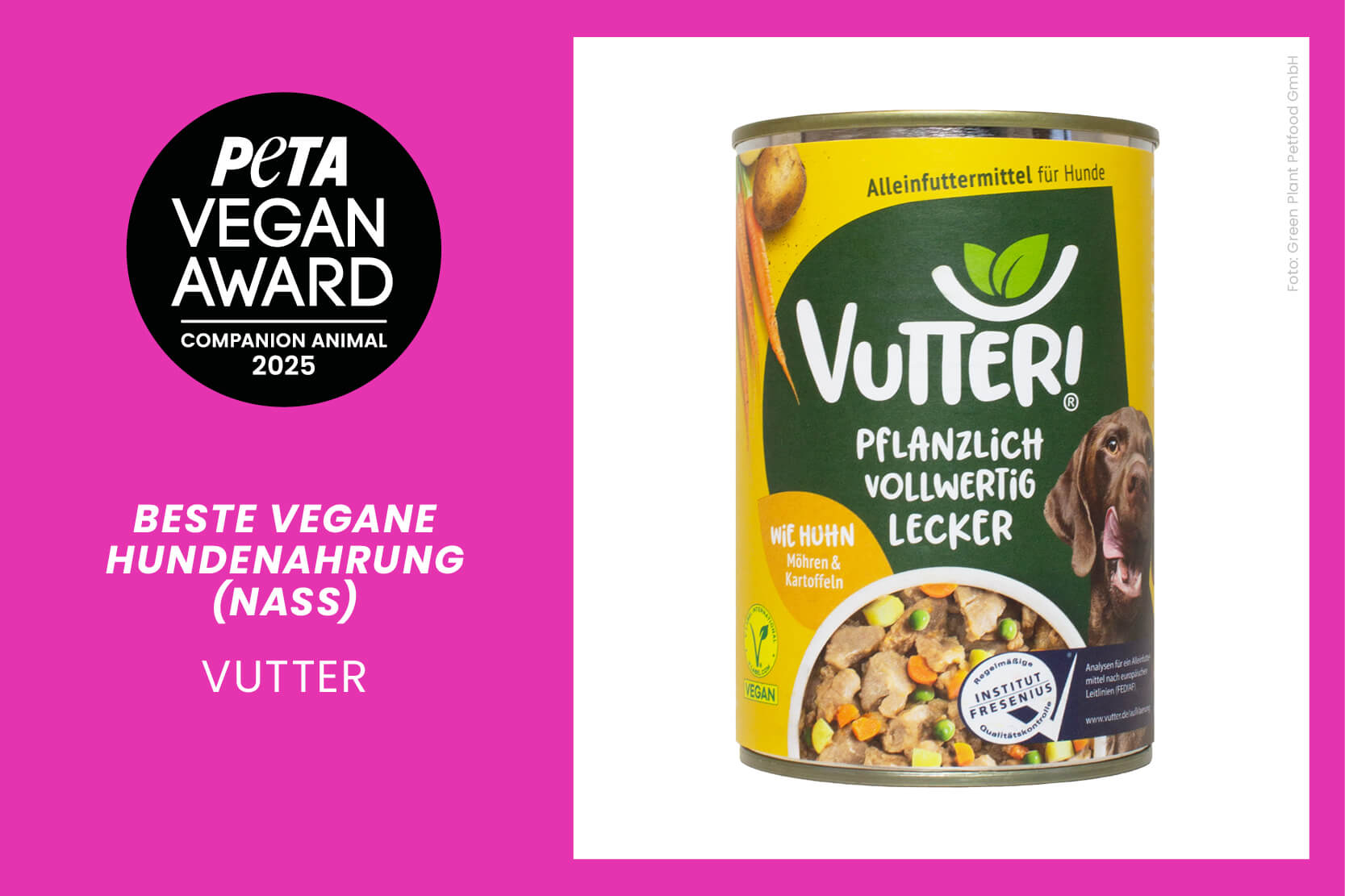 PETA Vegan Award 2025: Gewinner im Bereich Companion Animal